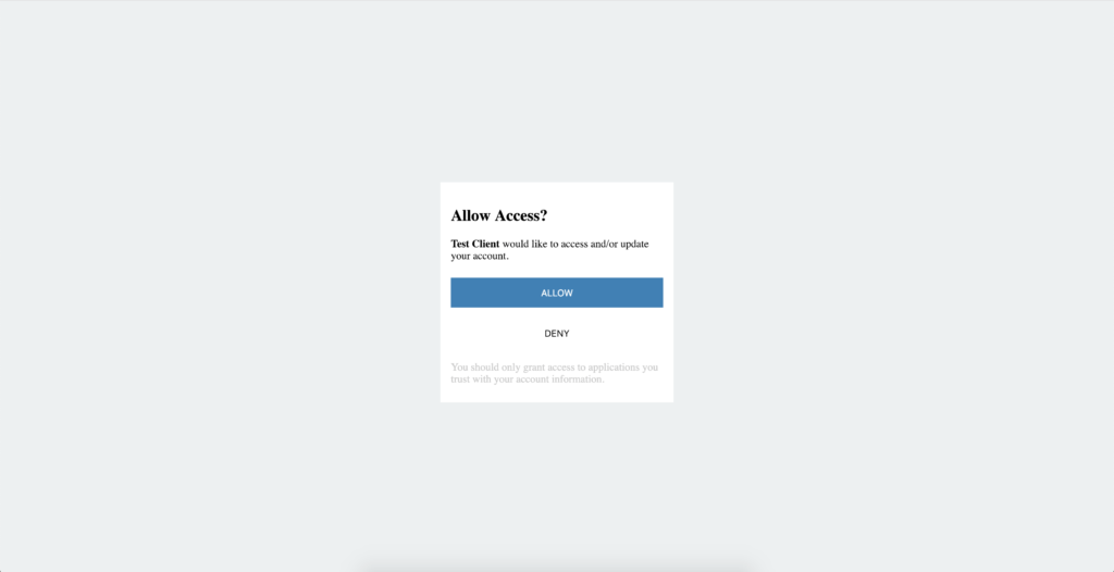 Enable User Consent Dialog - WordPress OAuth Codex